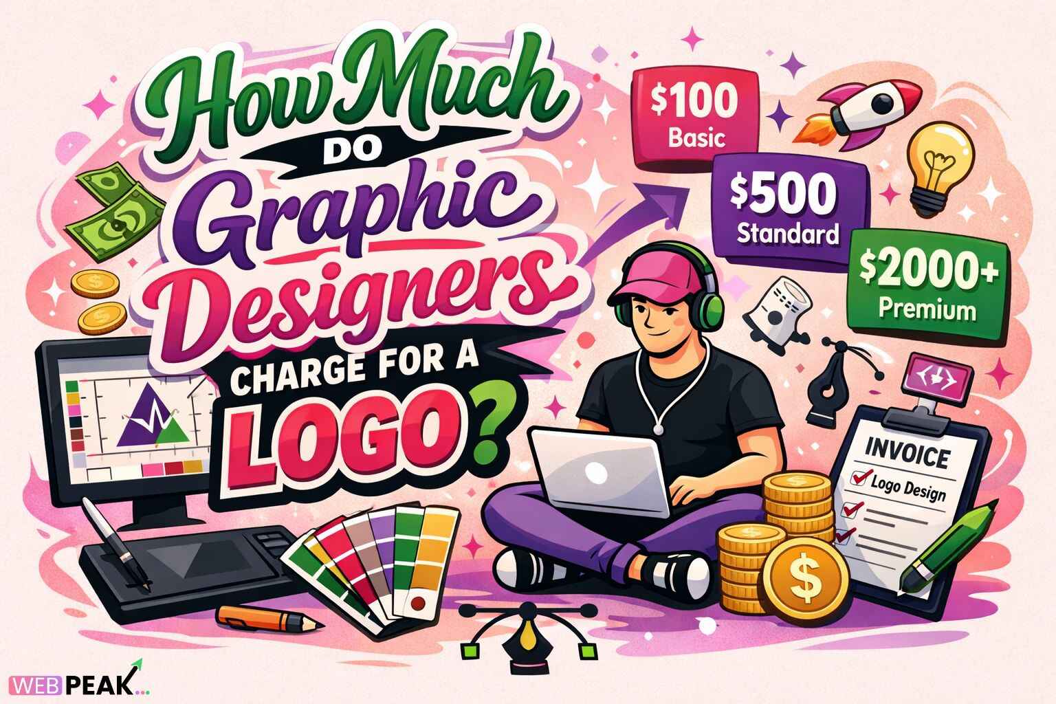 How Much Do Graphic Designers Charge for a Logo | Web Peak